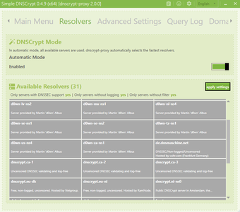 Simple DNSCrypt - Download